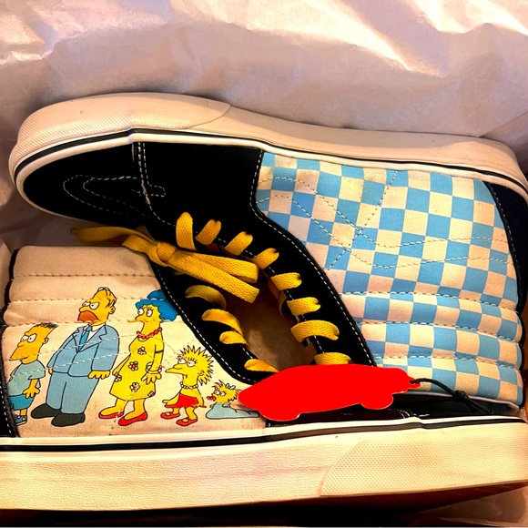 Vans | Shoes | Limited Edition Vans Simpsons High Top Sneakers | Poshmark